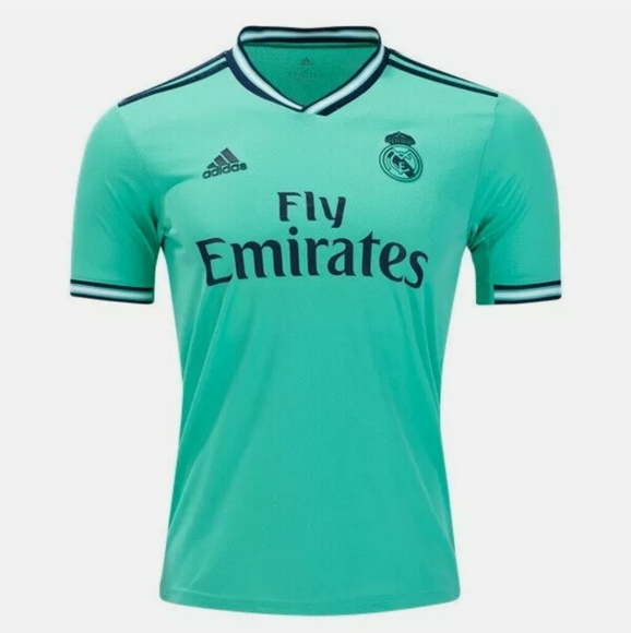 adidas | Shirts | Adidas Real Madrid Mint Green Soccer Jersey | Poshmark